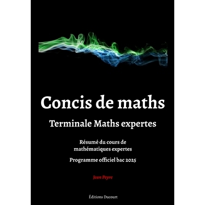 预订 Concis de maths terminale maths expertes: 9798559068954
