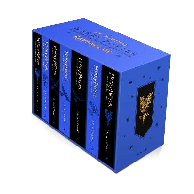 现货 Harry Potter Ravenclaw House Editions Paperback Box Set, 7 Teile 哈利·波特拉文克劳学院版平装盒装，7 册: 9781526624
