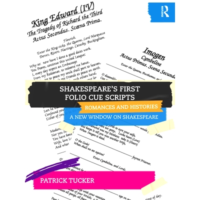 预订 Shakespeare’s First Folio Cue Scripts – Romances and Histories: A New Window on Shakespeare 莎士比亚的*对开本提示