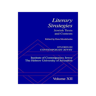 【预售】Studies in Contemporary Jewry: Volume XII: Literary
