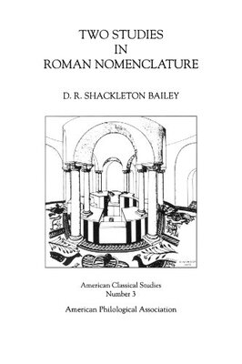 【预订】Two Studies in Roman Nomenclature