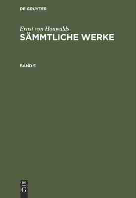 【预订】HOUWALD: SÄMMTLICHE WERKE BD. 5 EHSW 9783111225937