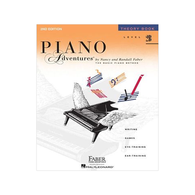 预售 2B级乐理 菲伯尔钢琴基础教程 英文原版 Piano Adventures, Level 2B, Theory Book