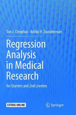 【预订】Regression Analysis in Medical Research:for Starters and 2nd Levelers