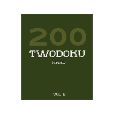 [预订]200 Twodoku Hard Vol 2: Two overlapping Sudoku, puzzle booklet, 2 puzzles per page 9781671787193