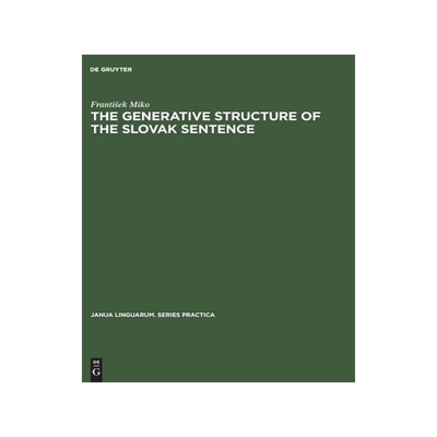 [预订]The generative structure of the Slovak sentence 9783111253466