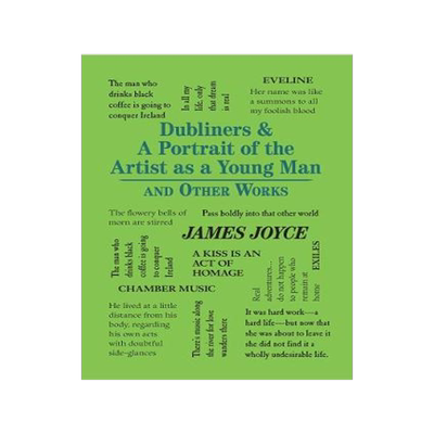 英文原版 Word Cloud系列 乔伊斯 都柏林人 青年艺术家的画像 软精装 皮质封面 Dubliners & A Portrait of Artist as a Young Man