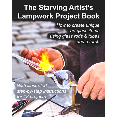 预订 The Starving Artist’s Lampwork Project Book: How to create unique art glass items using glass rods & tubes and a t