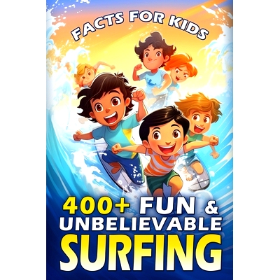 预订 400+ Fun & Unbelievable Surfing Facts for Kids: Ride the Wave of Knowledge, Gnarly Facts, Legendary Surfers, Ocean