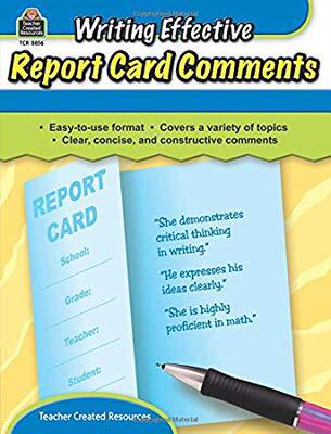 【预售】Writing Effective Report Card Comments