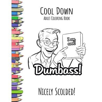预订 Cool Down - Adult Coloring Book: Nicely Scolded!