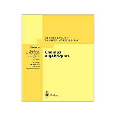 预订 Champs algébriques