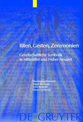【预订】Riten, Gesten, Zeremonien 9783110208023
