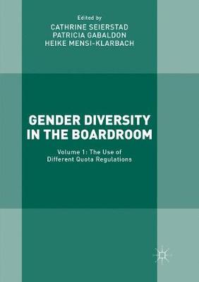 【预订】Gender Diversity in the Boardroom