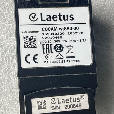 议价Laetus COCAM wt880-00视觉传感器可维修