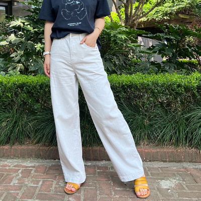 MiniBrand老钱风超薄棉麻牛仔裤