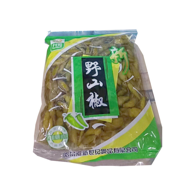 包邮 酸爽品质保证实惠装700克 升元野山椒 小米辣泡椒野山椒泡菜