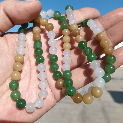 和田玉羊脂玉碧玉糖玉多宝项链