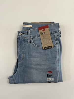 现货Levi's/李维斯女311浅蓝水洗中腰小脚牛仔裤196260205