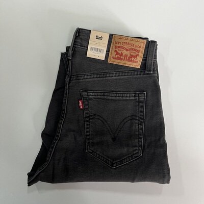 现货Levi's/李维斯女mom jean高腰小脚深灰牛仔裤#269860015