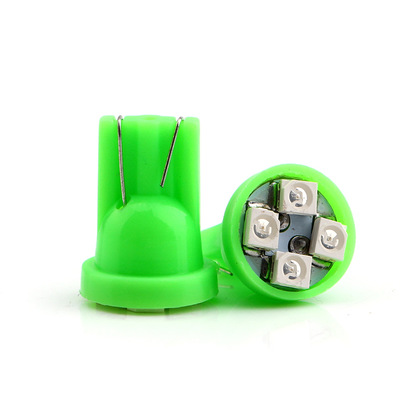 T10 W5W 194 3528 1210 4SMD 示宽灯 仪表灯 牌照灯 汽车LED