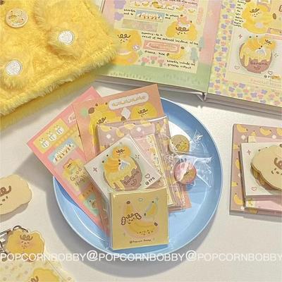 PopcornBobby炸糊狗香蕉脑袋觉醒了文具手帐便签无粘性小狗新品