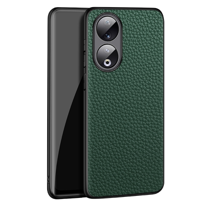 适用荣耀90手机壳80pro直屏版70pro十honor60华为50荔枝纹20曲面屏30por保护套曲屏外壳磁吸男皮
