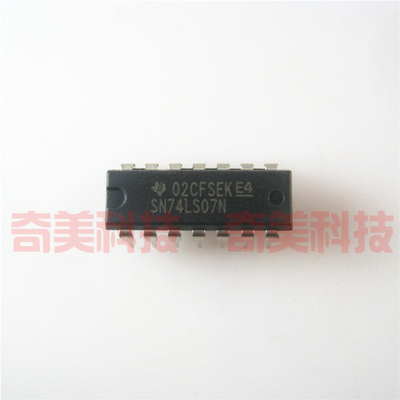 【全新原装】74LS07N SN74LS07N HD74LS07P 直插14脚 逻辑IC芯片