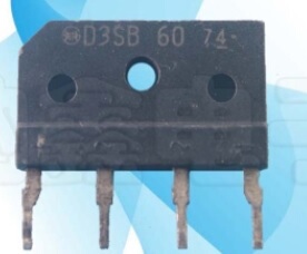 【原装拆机】D3SBA60 D3SB60 单相整流桥堆 3A 600V 电子元器件