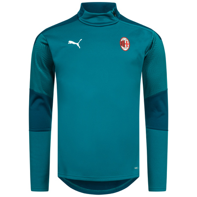 AC米兰加绒斜拉链训练