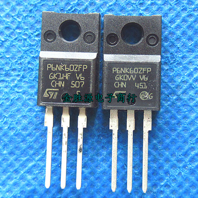 MOS场效应管 P6NK60ZFP 6N60 STP6NK60ZFP TO220F 塑封 进口原装