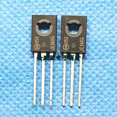 NPN三极管 JE340 MJE340 TO126  JE340G MJE340G 功率晶体管 原装