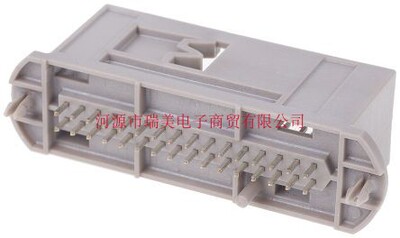 TE泰科电子AMPMODU MOD II汽车连接器32路2行灰色公插2-966658-3