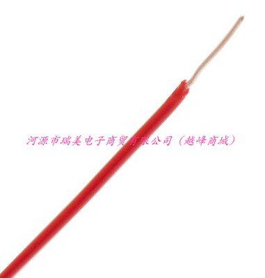 瑞美电线30AWG红色300V单芯MIL-W-81822/13线型50M长801-5044