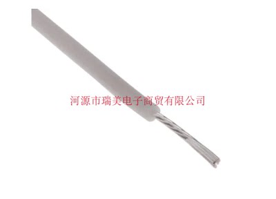 瑞美电子电线28AWG白色600V单芯MIL-W-16878线型100M长877-5437