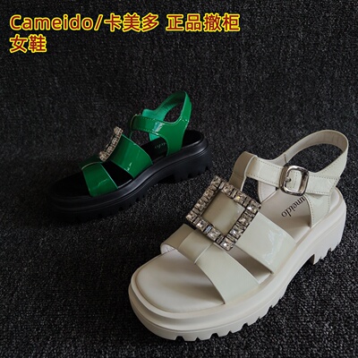 Cameido/卡美多正品露趾凉鞋增高