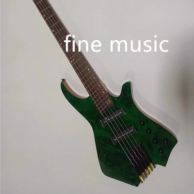 五弦主动放大线路扇形无头贝司5 string headless electric bass