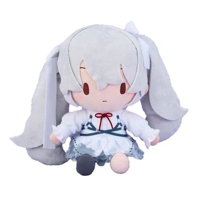 正版现货世嘉初音未来世界计划 缤粉舞台 白葱 fufu 毛绒娃娃玩偶