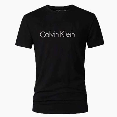 夏季ck短袖t恤男士修身半袖纯棉