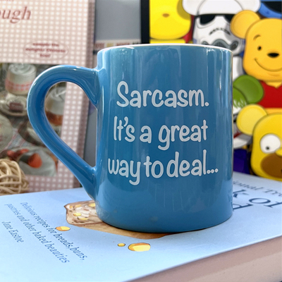 拽妹黛薇儿礼物陶瓷水杯