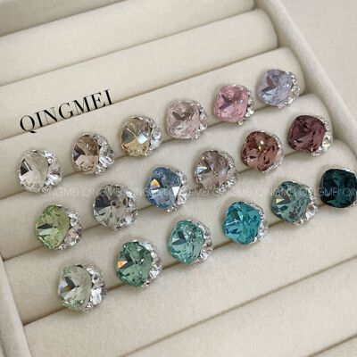 高精品肥方满钻成品钻球~几何肥方堆堆钻美甲饰品B40-B57