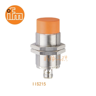 易福门接近传感器IIS215；15 mm 非齐平安装;100 Hz;常开;DC; PNP