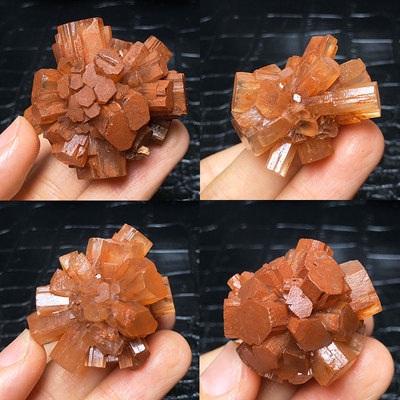 天然摩洛哥霰石晶簇花矿物标本