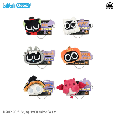 罗小黑丨bilibiligoods合作 万圣节系列 patch毛绒徽章盲盒