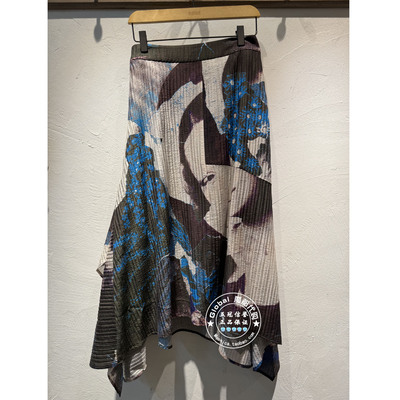 INITIAL国内代购 26春 女印花不规则半身裙26SKTFMCXX072不退换