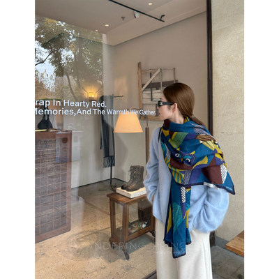 钱美西 100山羊绒口碑升级卷边拉绒柔感廓形针织毛衣圆领打底上衣