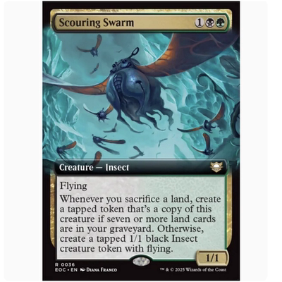 【铃铛卡牌】万智牌 英文 虚空边域 EOC 扩画 金 涤荡虫群 036