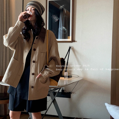 洋气新店REDMEMORY初秋顶流 反复爱上 巨帅 重工翻领工装外套