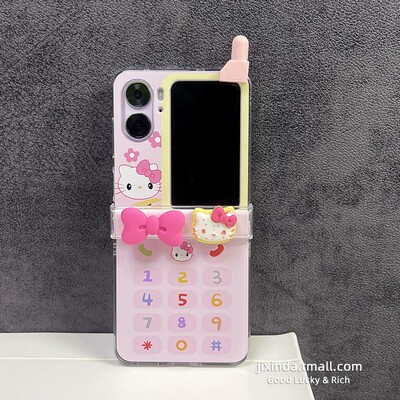 OPPOFindN2Flip透明手链女手机壳