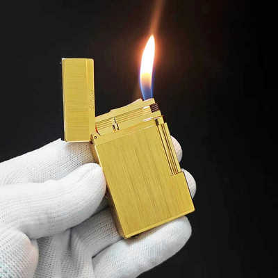砂轮黄铜钢音礼品充气打火机卡路